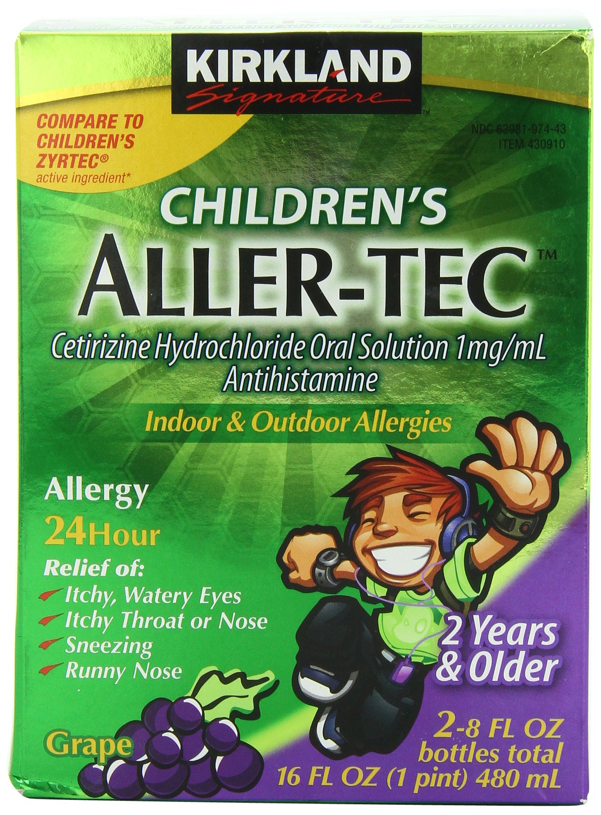 Buy KIRKLAND SIGNATURE Children s Aller Tec Cetirizine Hydrochloride 1 Buy KIRKLAND SIGNATURE Children s Aller Tec Cetirizine Hydrochloride 1