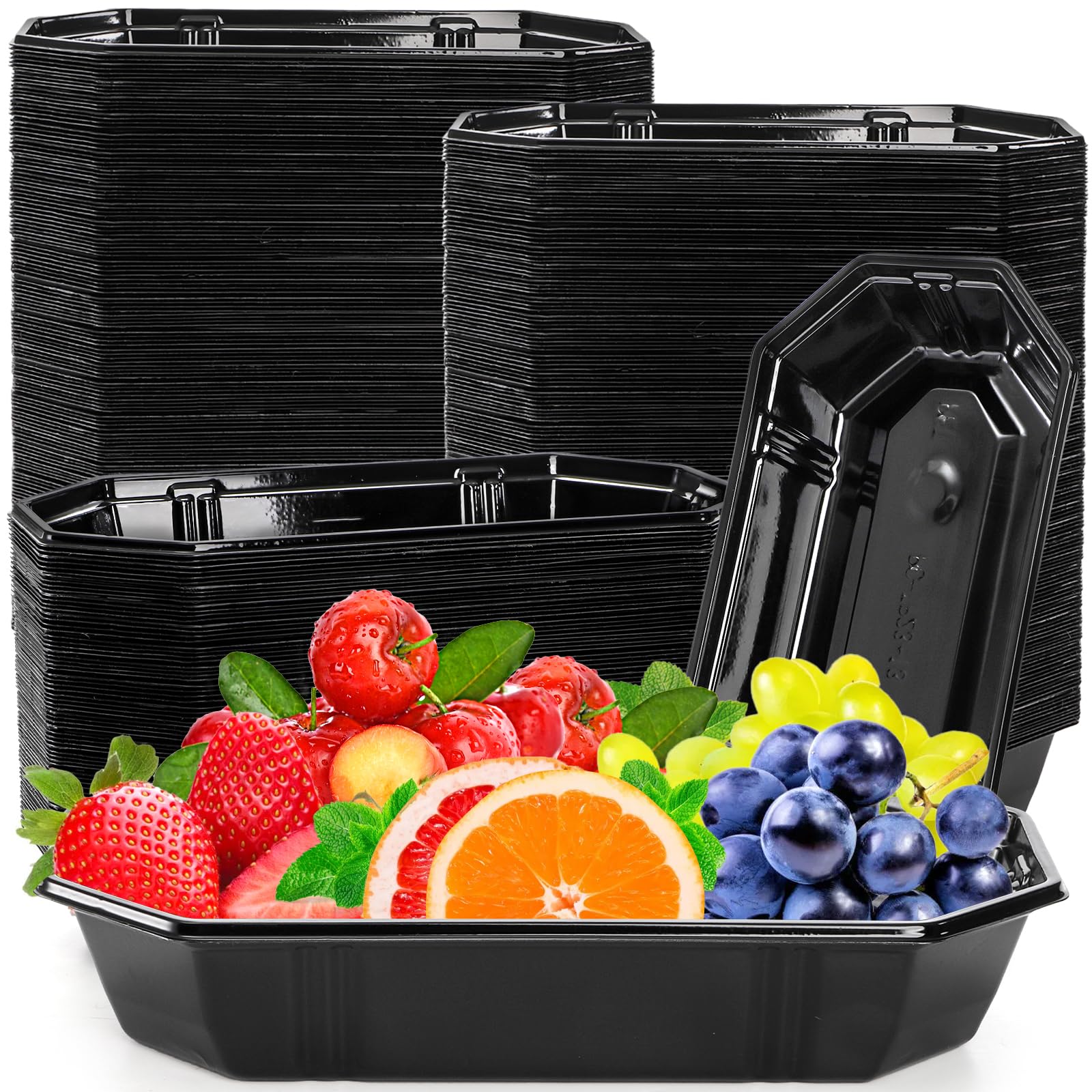 Amazon.com: ZOOFOX 200 Pack Boat Plate, Disposable Plastic Food Boats ...