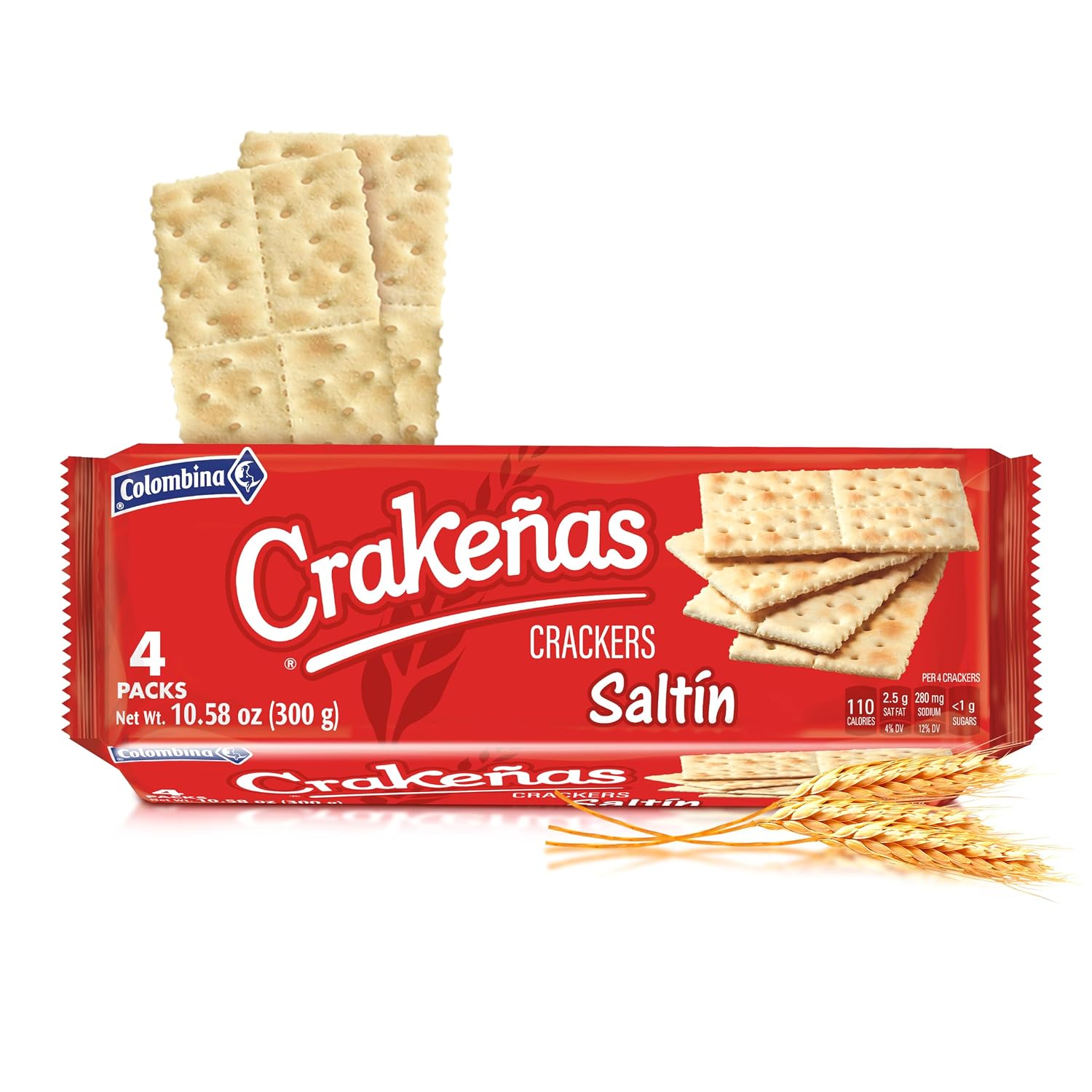 Amazon.com: Colombina Crakeñas (Crakenas) Saltin-flavored Crackers ...