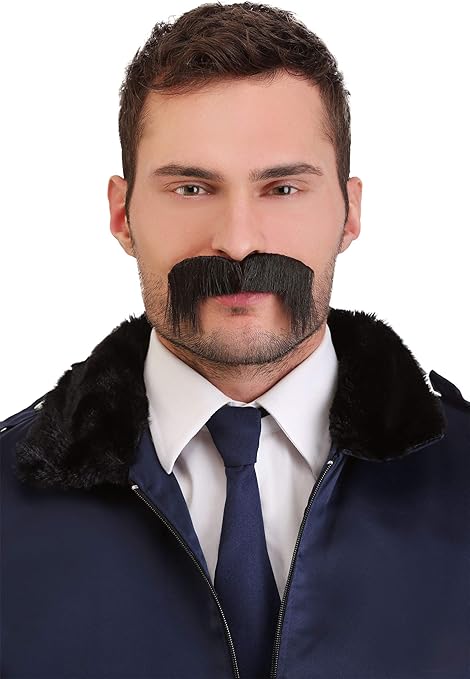 Amazon.com: Fun Costumes Police Officer's Mustache Standard : Clothing ...