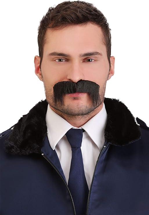 Amazon.com: Fun Costumes Police Officer's Mustache Standard : Clothing ...