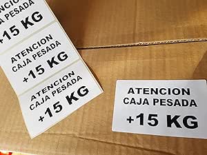 Adhesive labels for heavy boxes + 15kg : Amazon.co.uk: Stationery ...