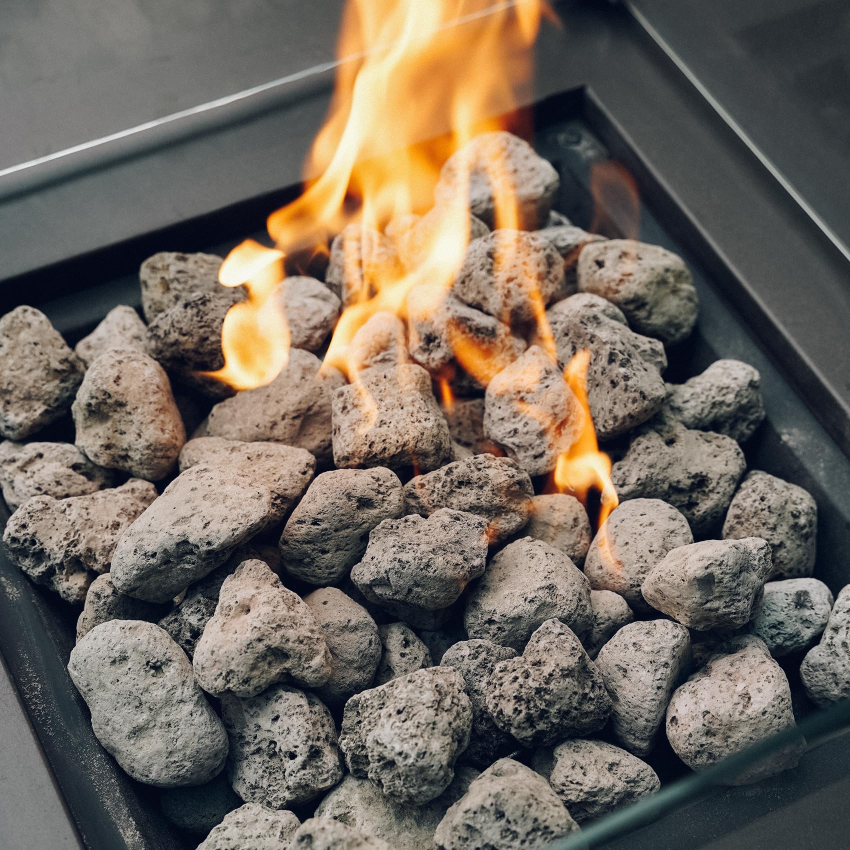 Snapklik.com : Skyflame 1"-2" Natural Volcanic Lava Rock, Fireproof And ...