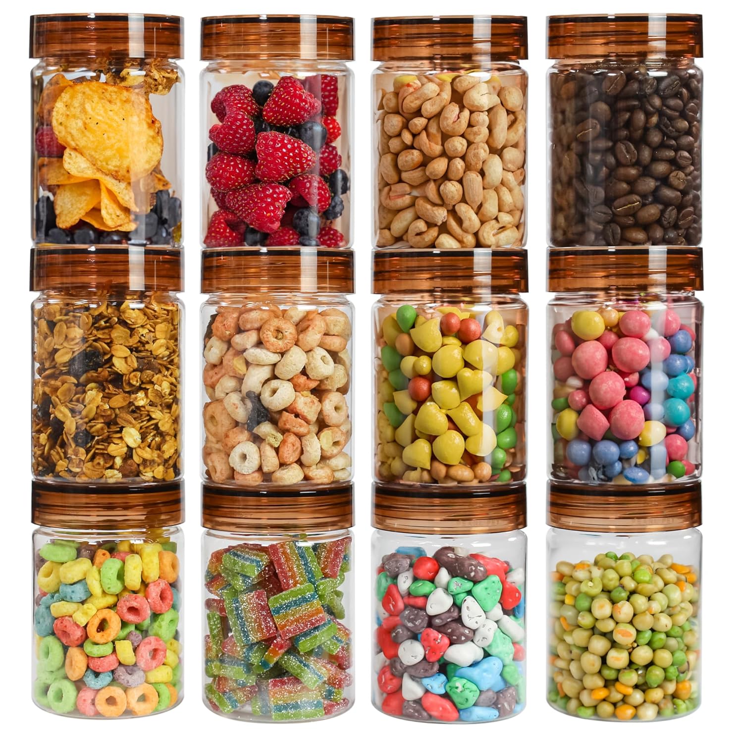 Buy PEARLPET Tiffany Plastic Containers for Kitchen Storage | Plastic ...