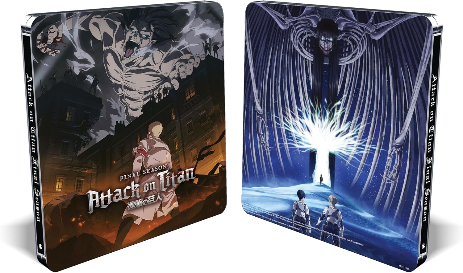 Attack on Titan - Final Season Comp (Steelbook) [Blu-ray] : Amazon.com ...