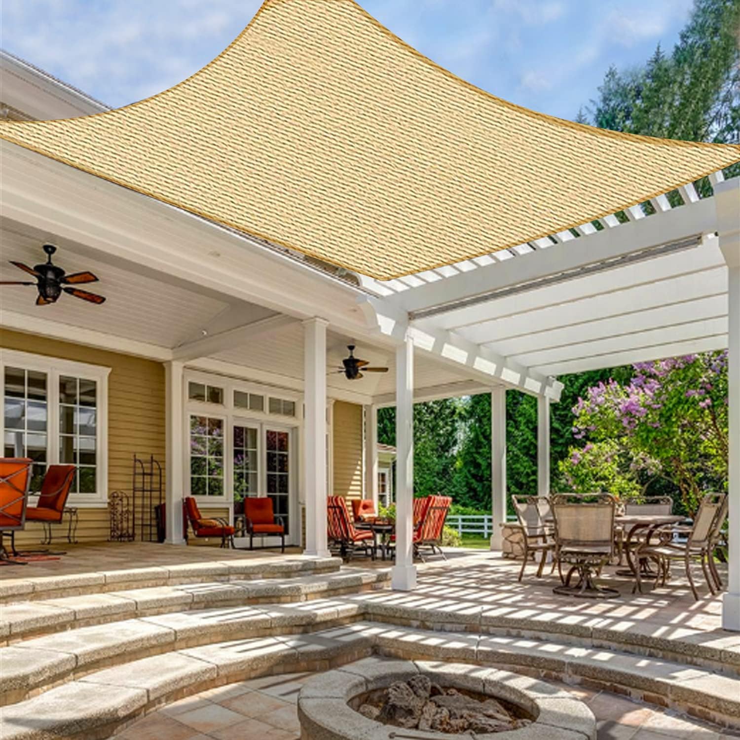 Amazon.com : LOVE STORY 10' x 20' Sun Shade Sails Patio Covers Sun ...