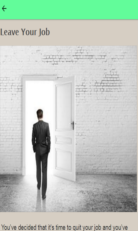 How To Quit A Job - App on Amazon Appstore