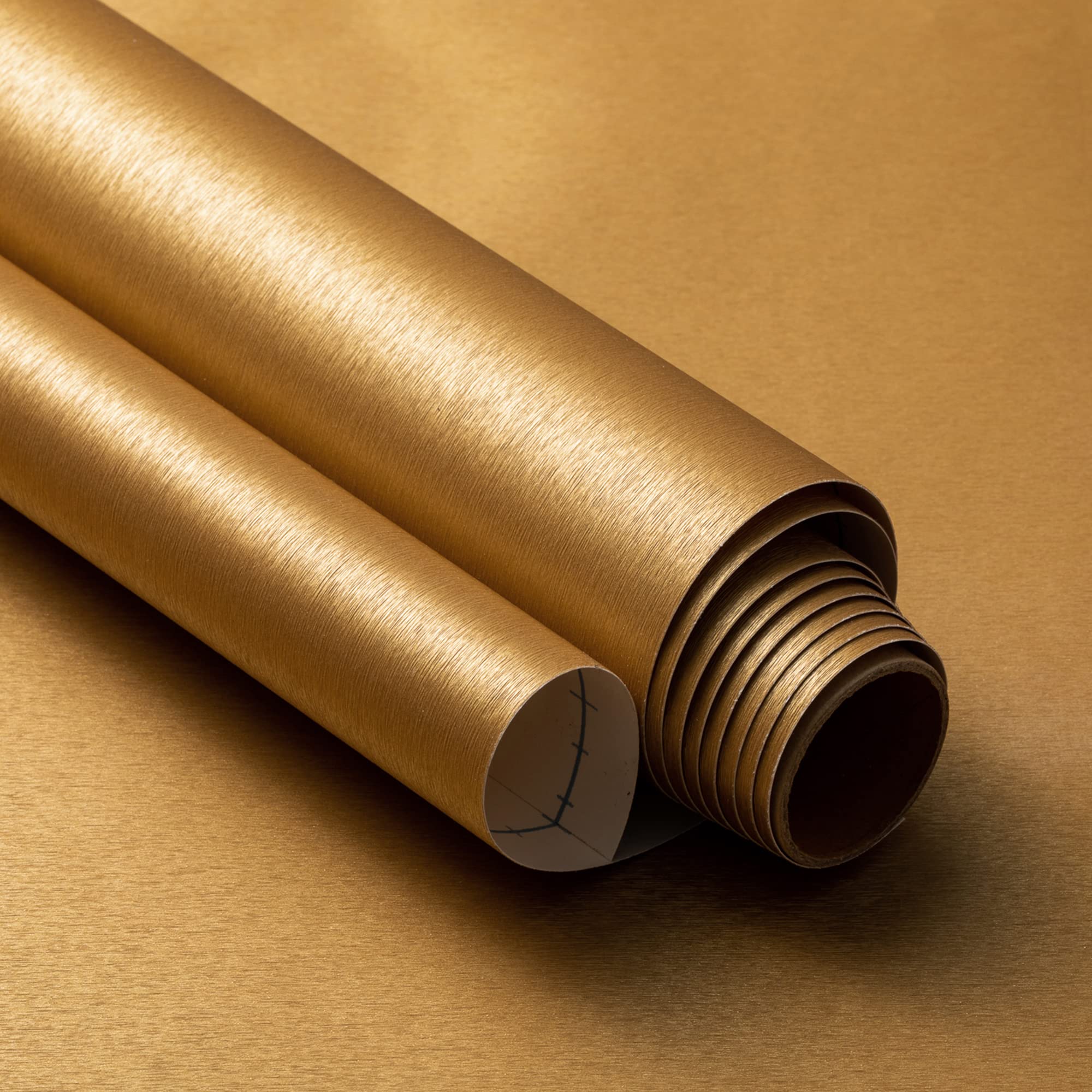 Very Berry Sticker Gold Peel and Stick Wallpaper for Bathroom (24" x ...