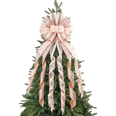 Amazon.com: Christmas Tree Topper, 32x12 inch Large Toppers Single ...