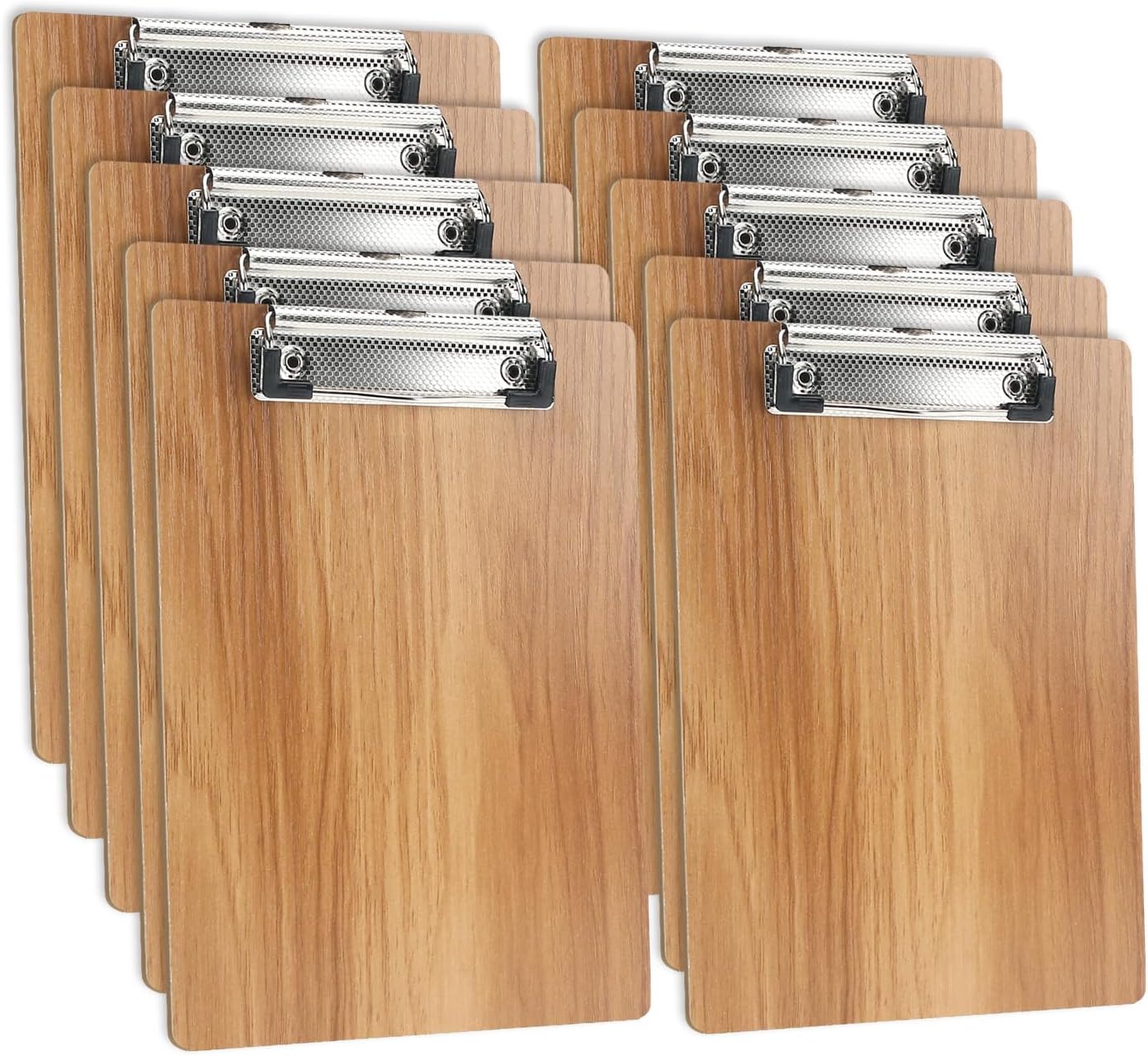 DONGLI 10 Pack A5 Clipboard,Wooden Clipboards with Low Profile Clip and ... DONGLI 10 Pack A5 Clipboard,Wooden Clipboards with Low Profile Clip and ...