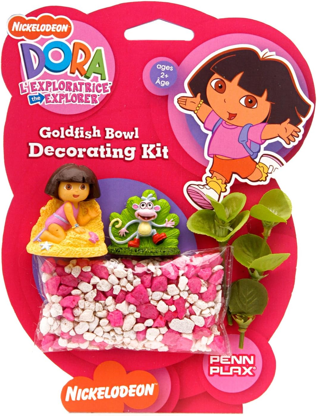 Dora The Explorer Dora Betta Gold Fish Bowel Decorating Kit : Amazon ...