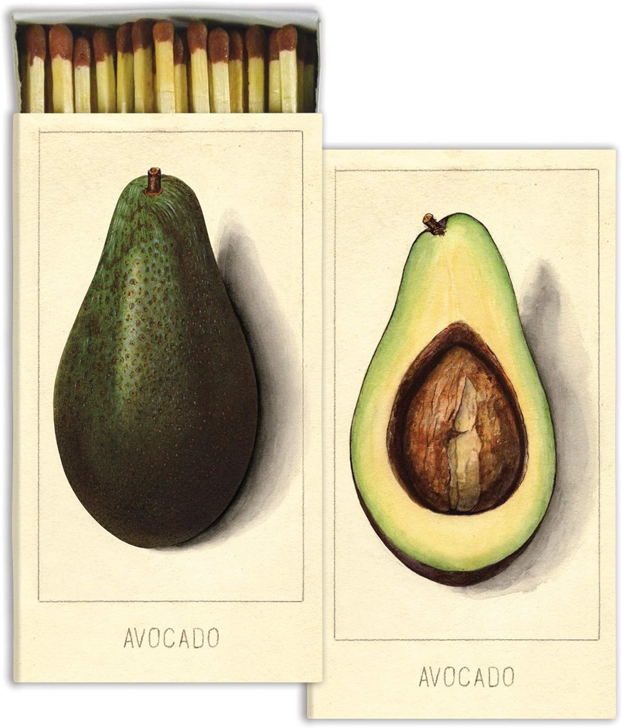 Amazon.com: Decorative Avocado Match Boxes with Wooden Matches | Set of ...