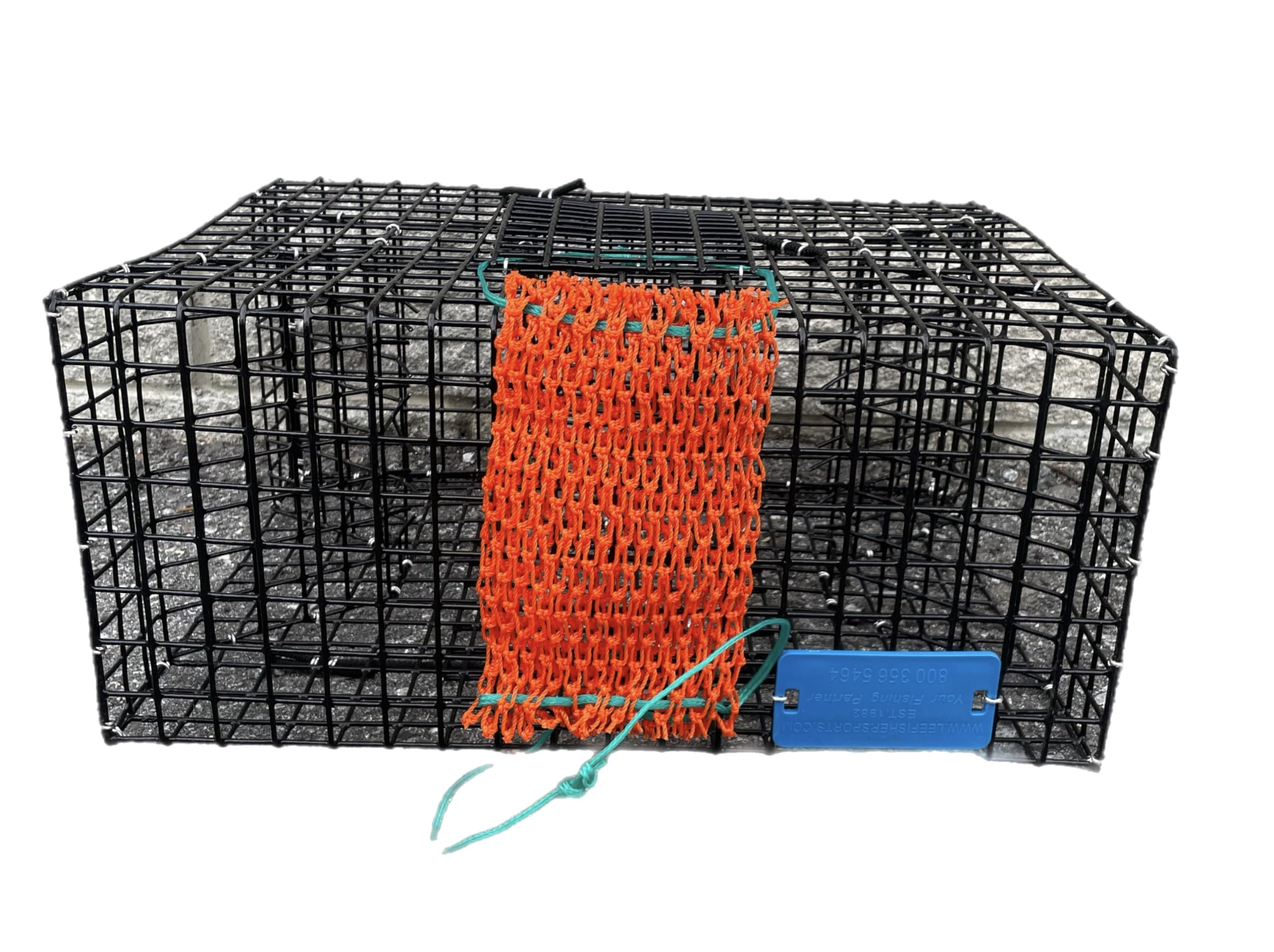 Amazon.com : JOYFISH Pinfish Trap with MESH CHUM Bag, black : Sports ...