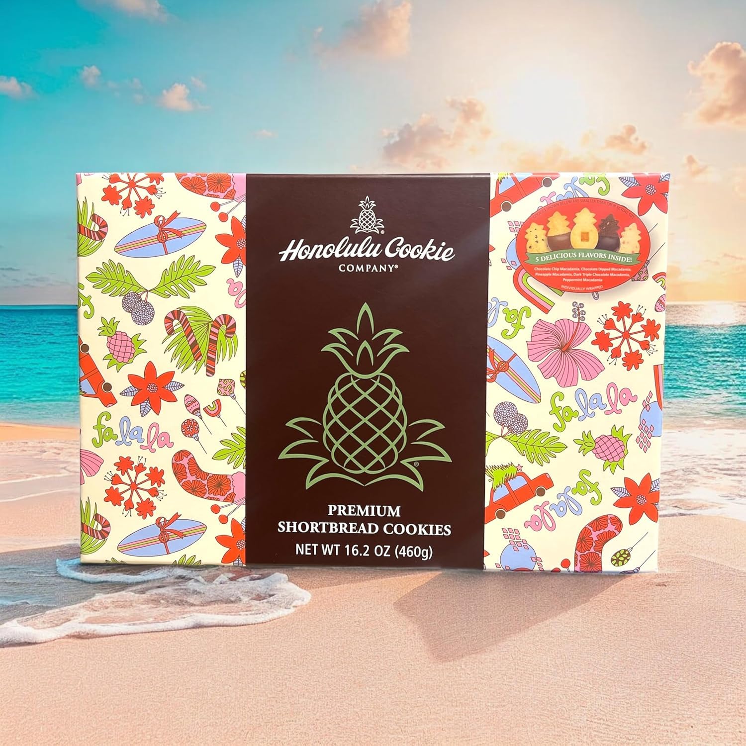Amazon.com: Honolulu Cookie Premium Holiday Gift Box, 30 Premium ...