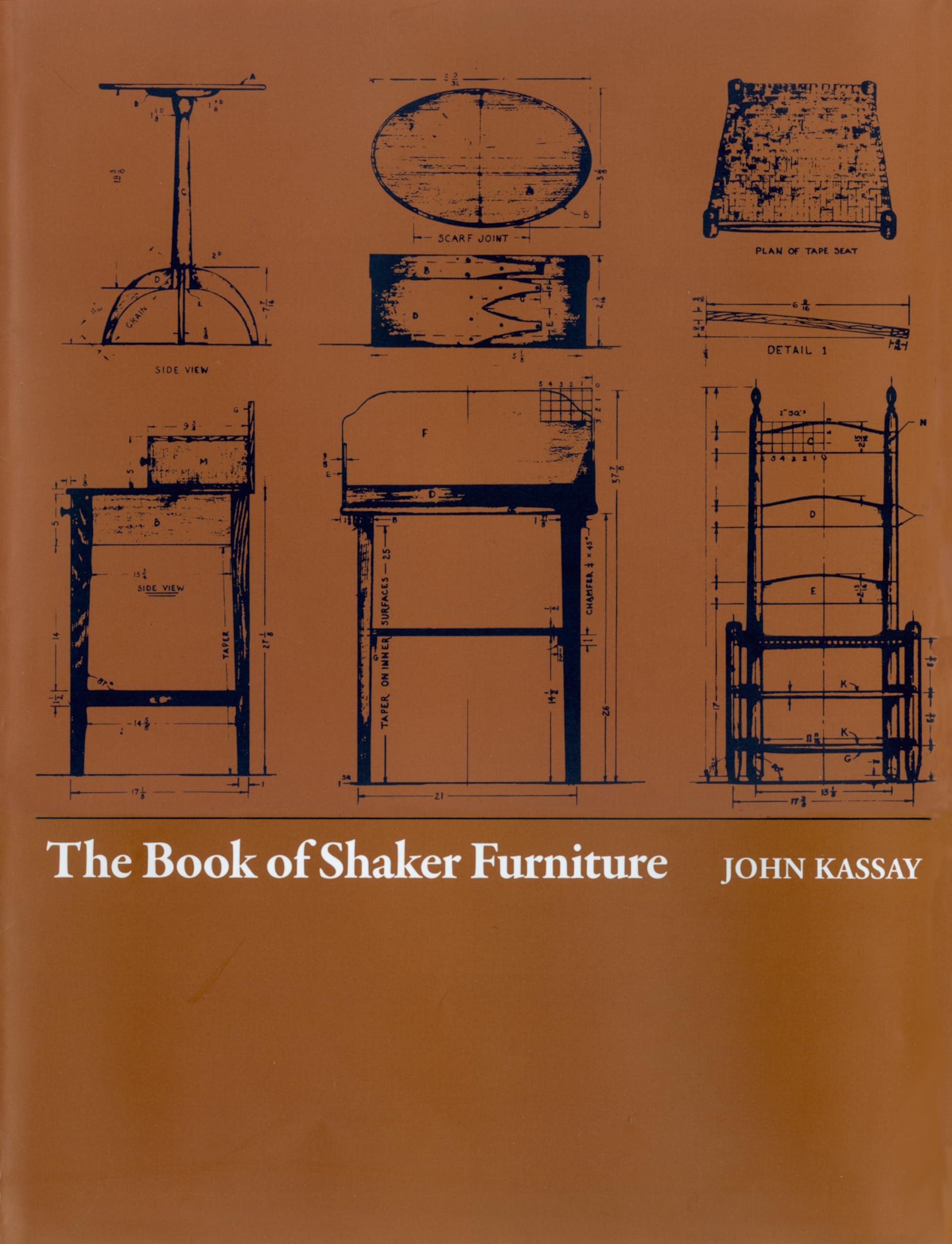 The Book of Shaker Furniture: Kassay, John: 9780870232756: Amazon.com ...
