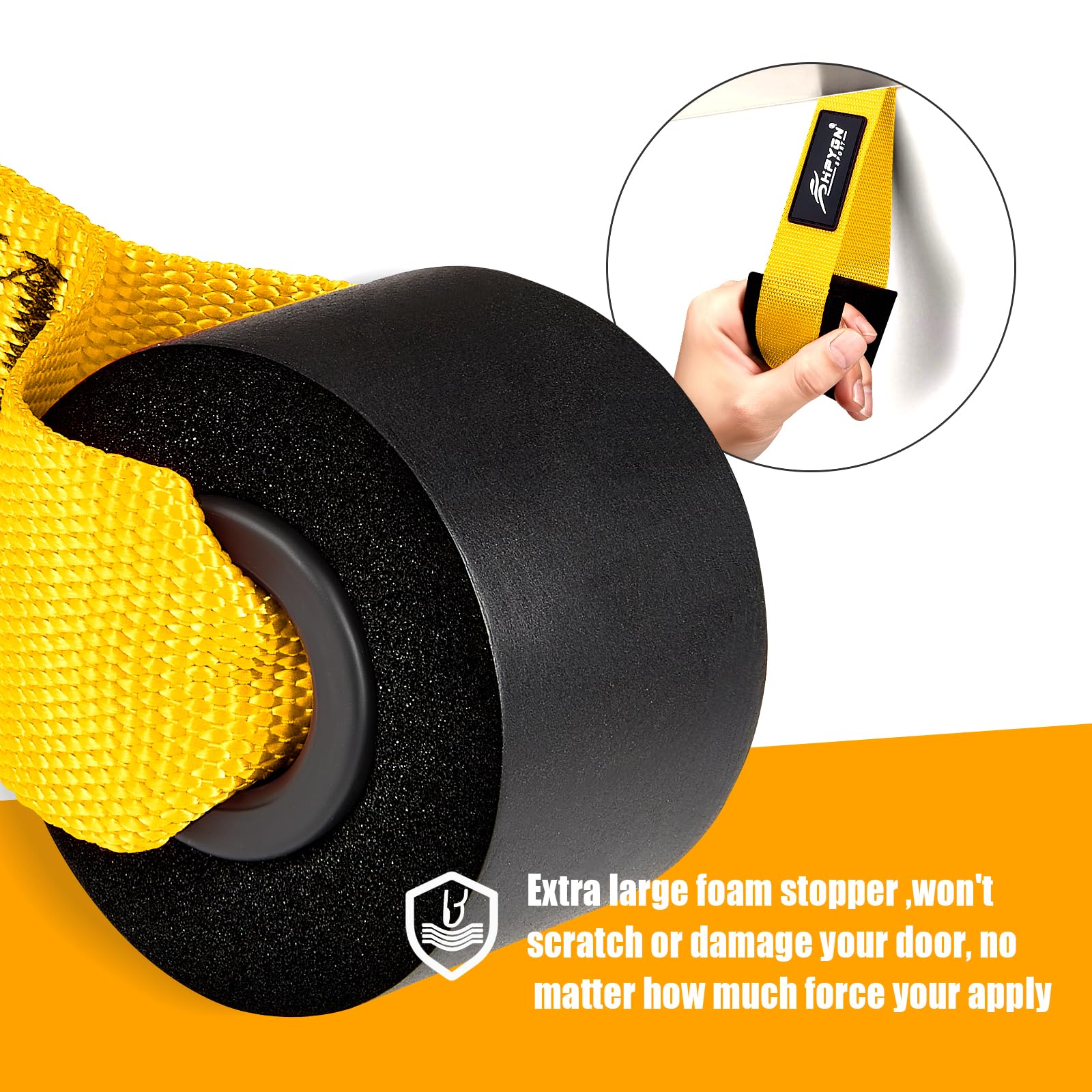 Snapklik.com : Door Anchor For Resistance Bands, Heavy Duty Padded Door ...