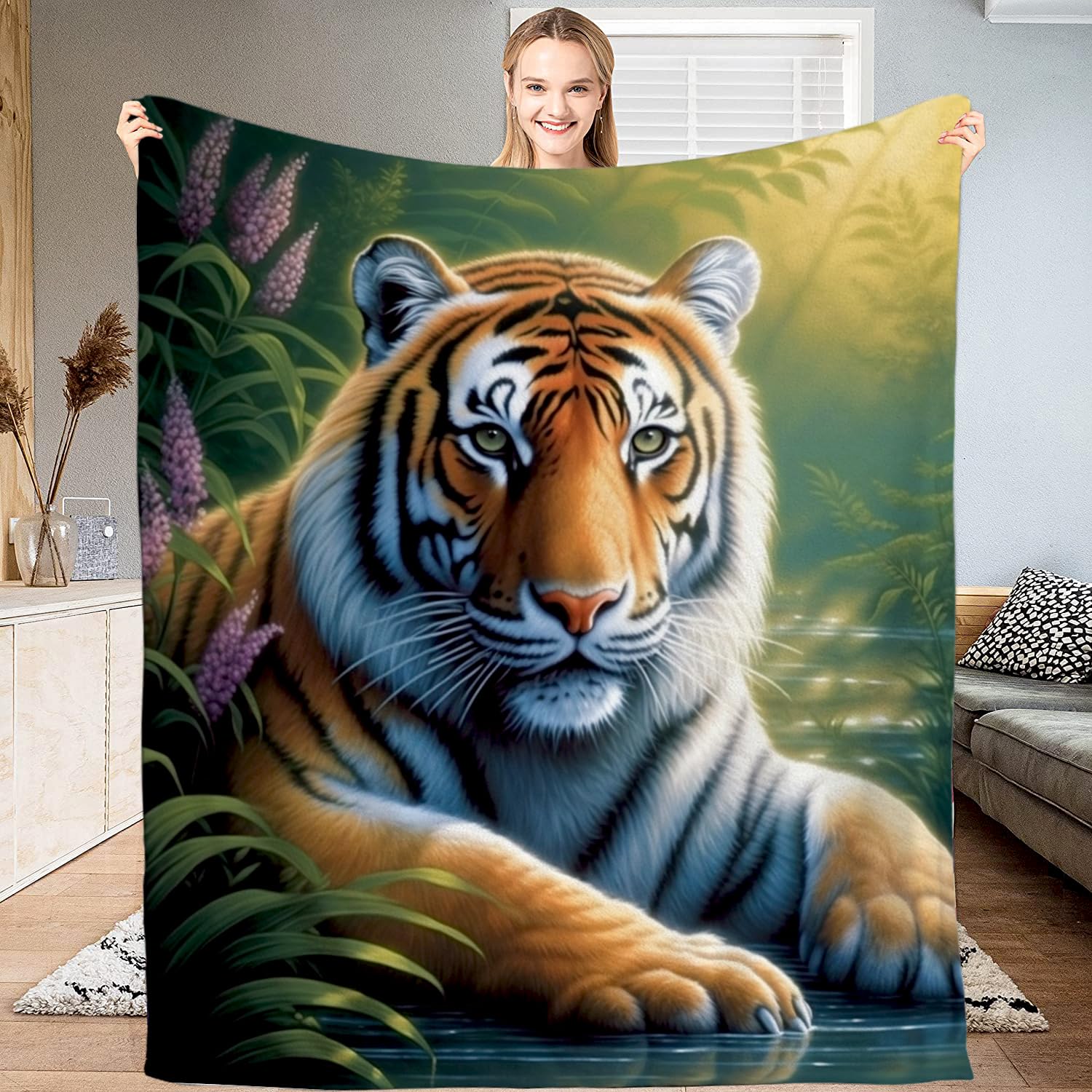 Tiger Fleece Blanket