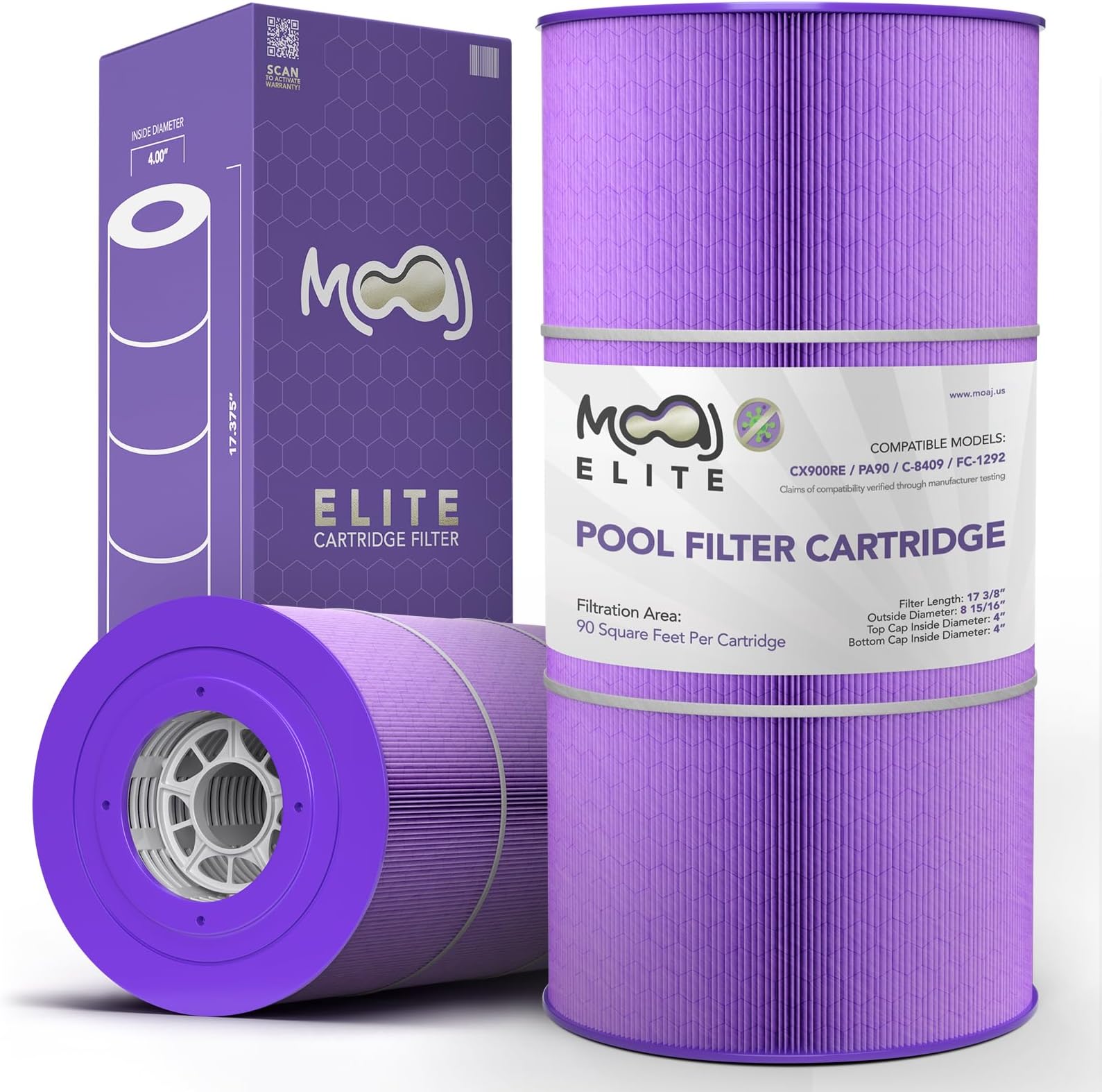 Amazon.com : MOAJ Elite Pool Filter Replaces Hayward C900, CX900RE ...