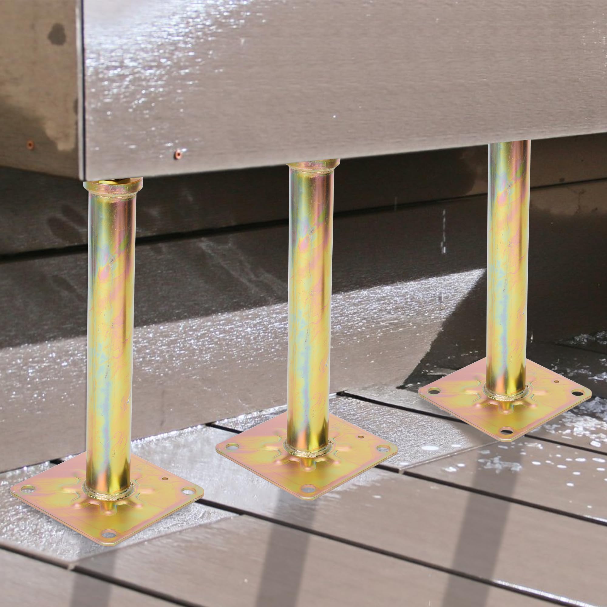 Snapklik.com : 4 Pcs House Floor Post Pole For Leveling,11" To 16" High ...