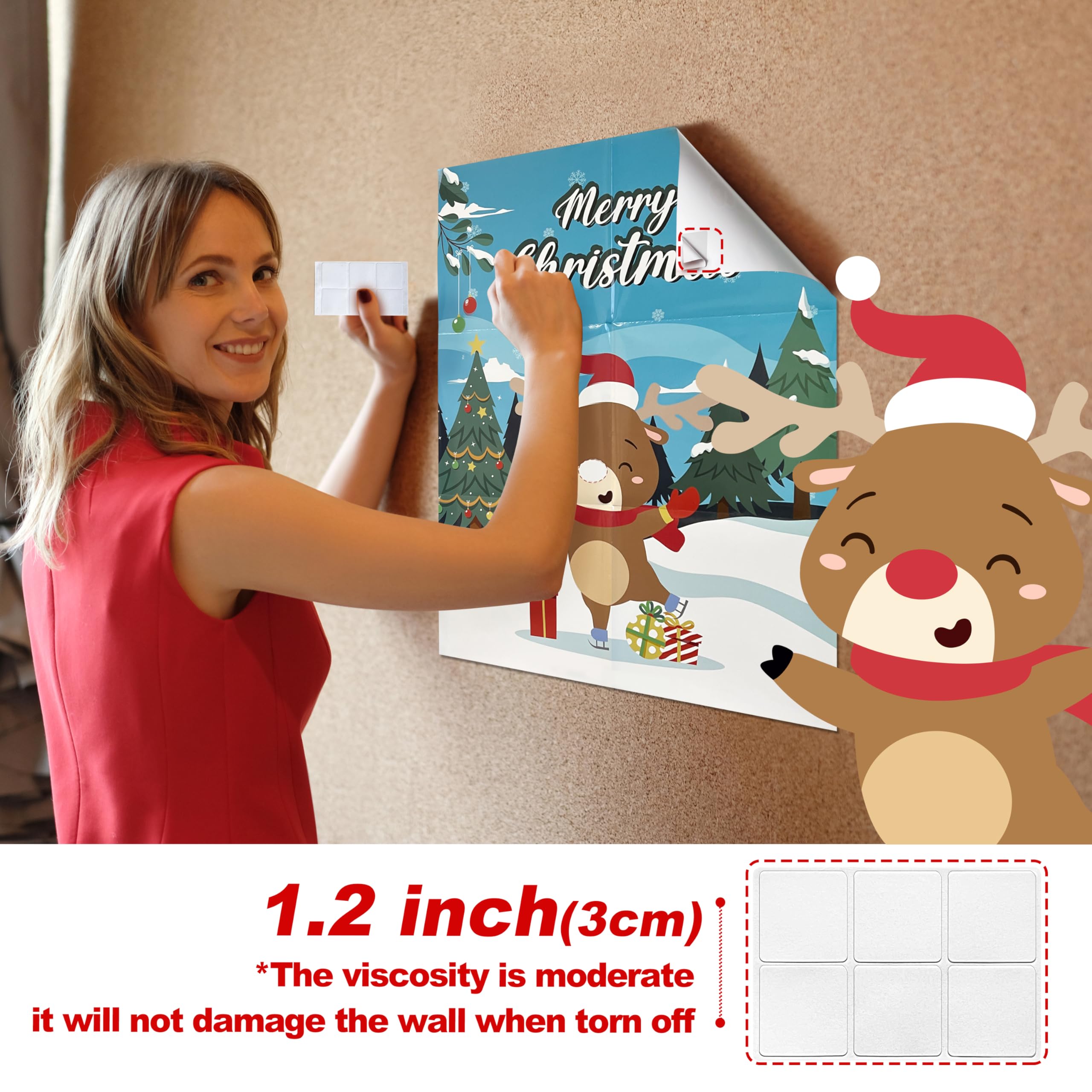 Reindeer Games Pin The Nose On The Reindeer Christmas Party Game By A ...