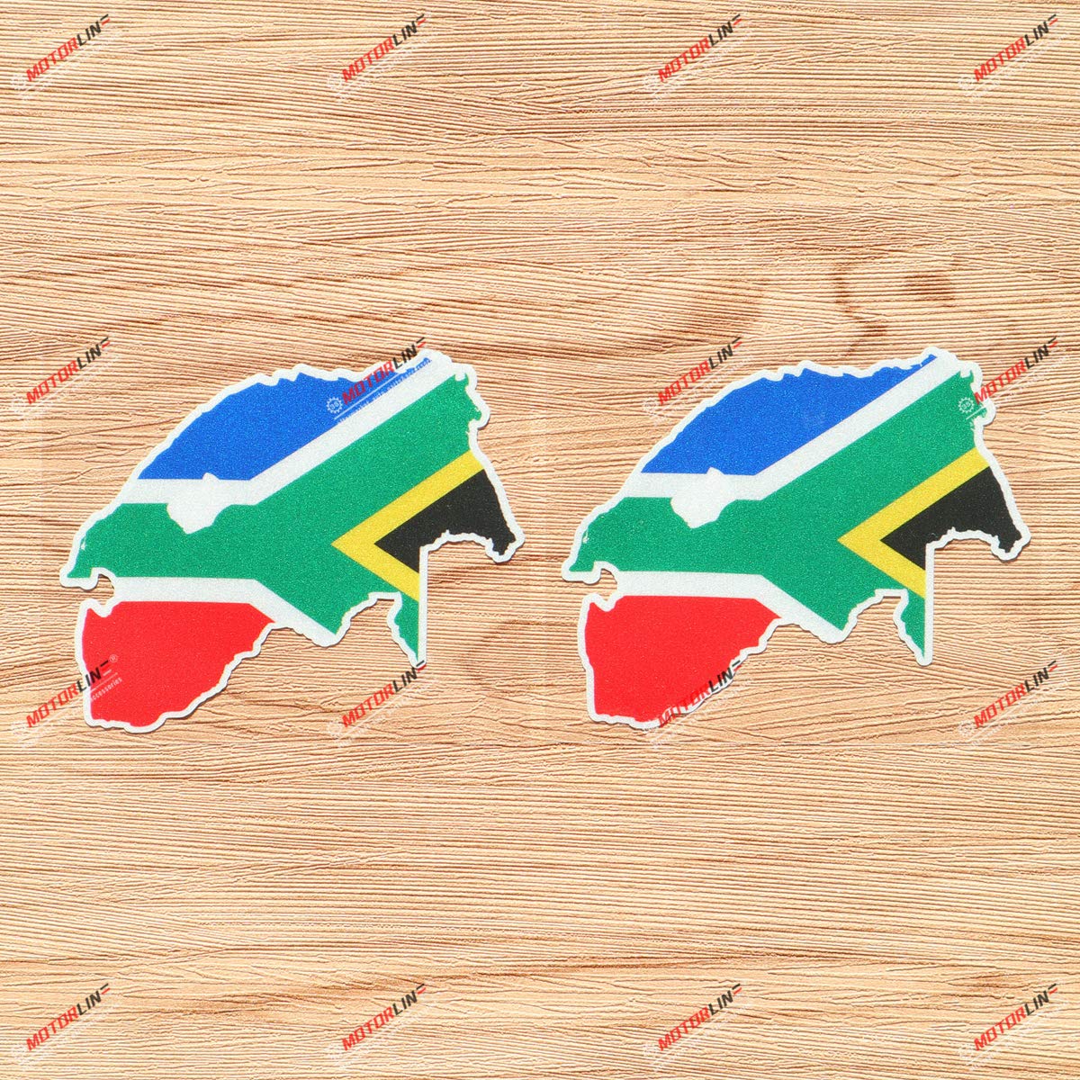 South Africa Flag Map