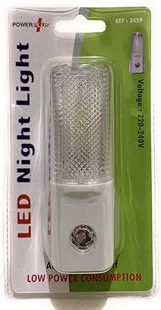 Power Plus Automatic LED Safety Night Light with Electronic Sensor ...