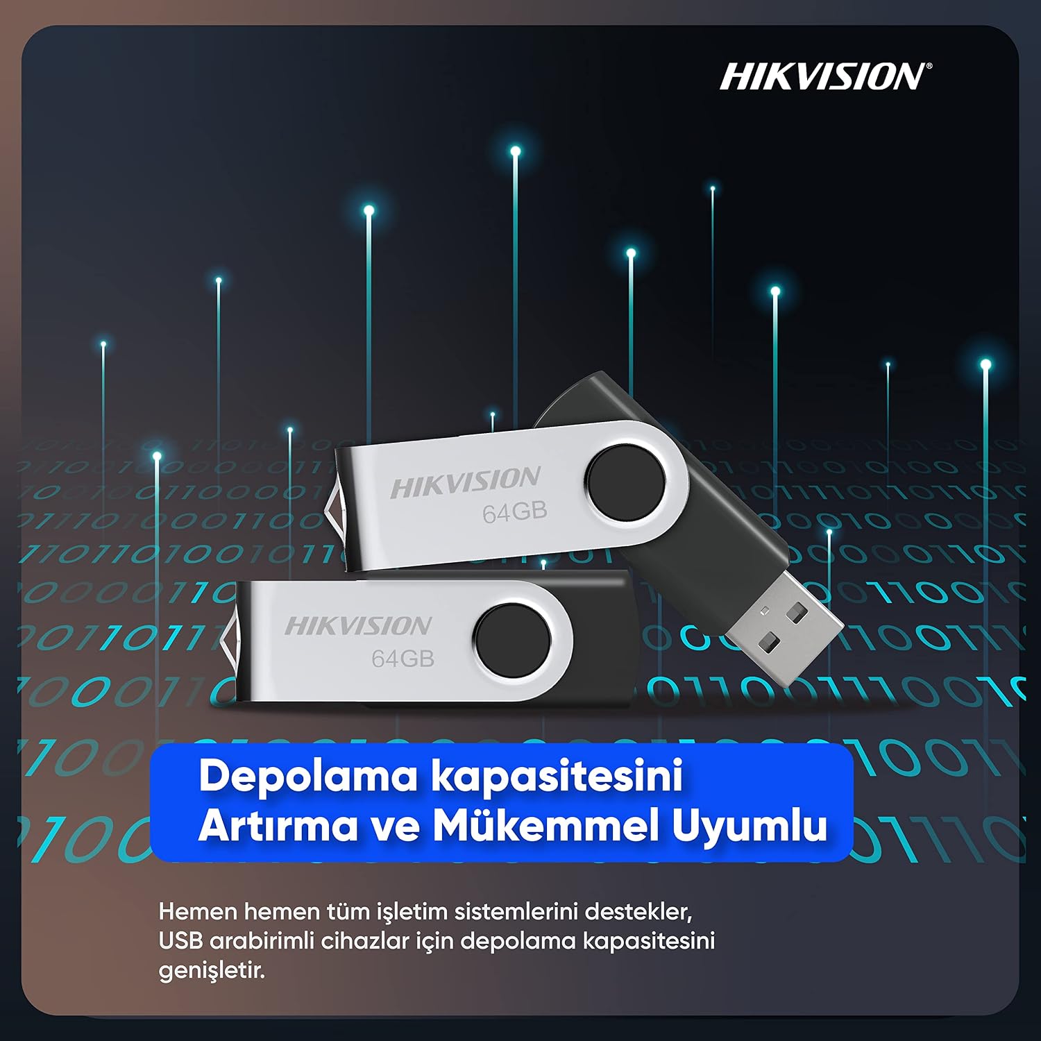 Hikvision HS-USB-M200S_64G USB Stick 64 GB USB 3.0 – BigaMart