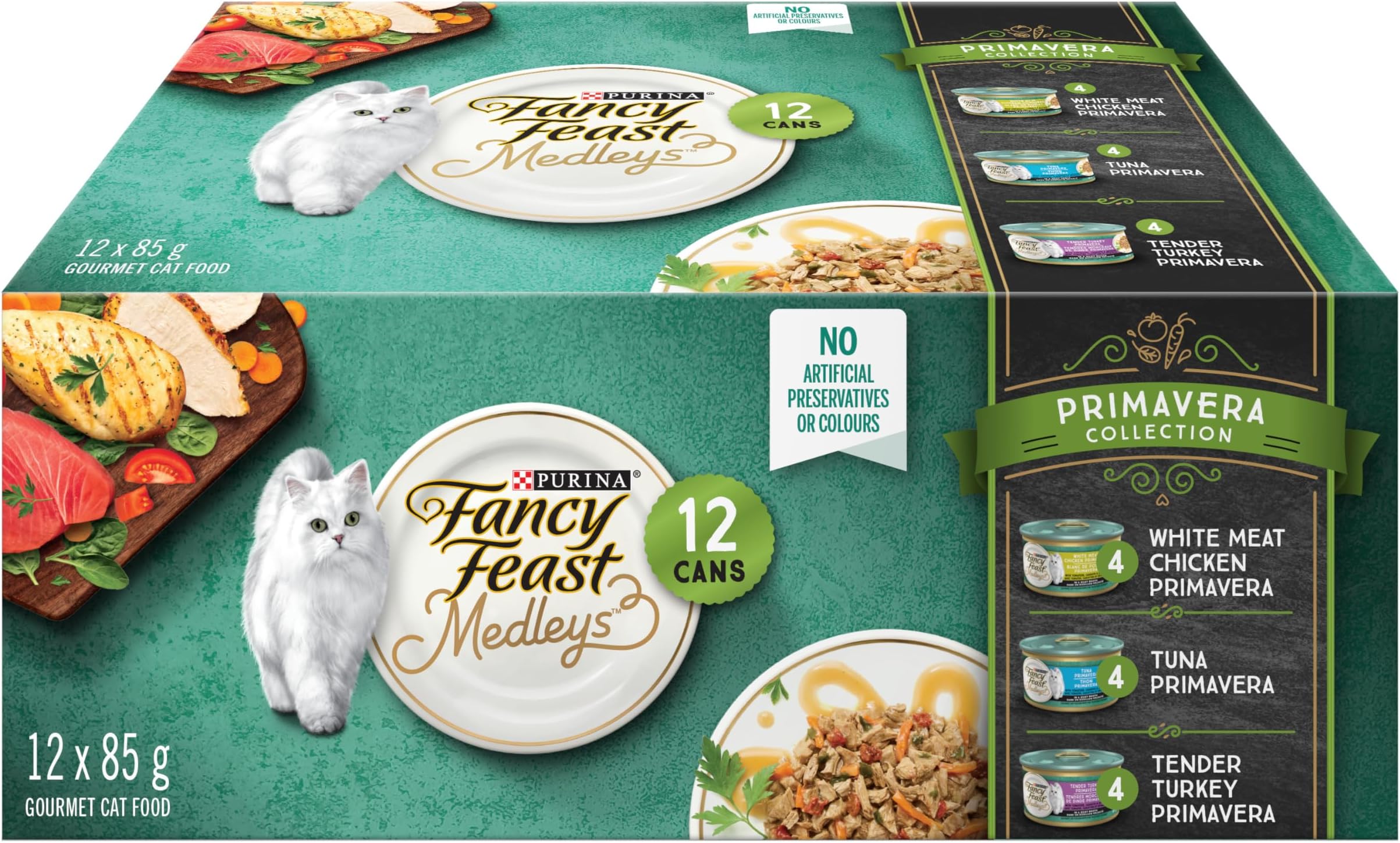 Fancy Feast Medleys Wet Cat Food, Primavera Collection Variety Pack 3 ...