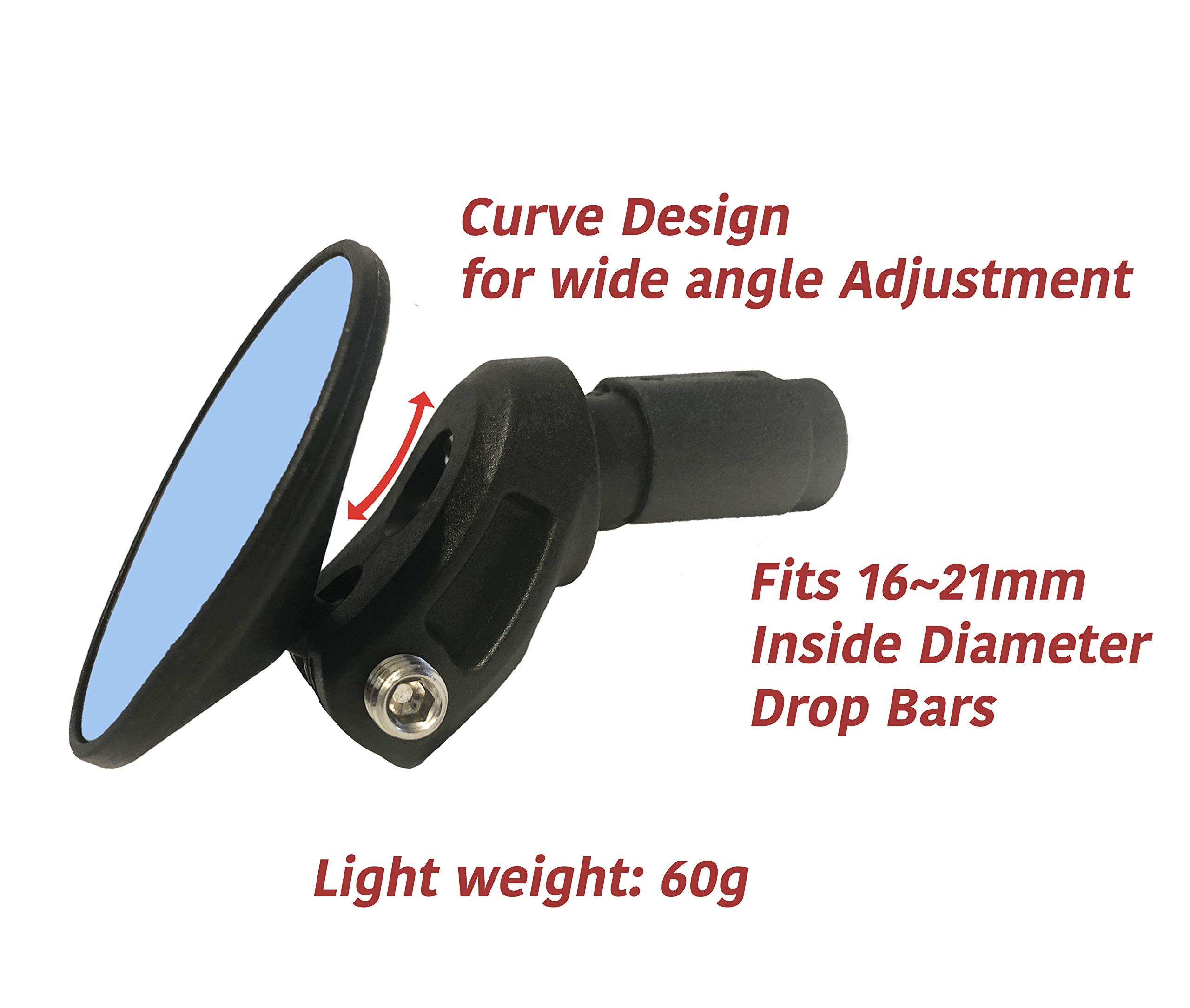Snapklik.com : NEW Hafny Drop Bar Bike Mirror, HD, Shatter-Proof, HD ...
