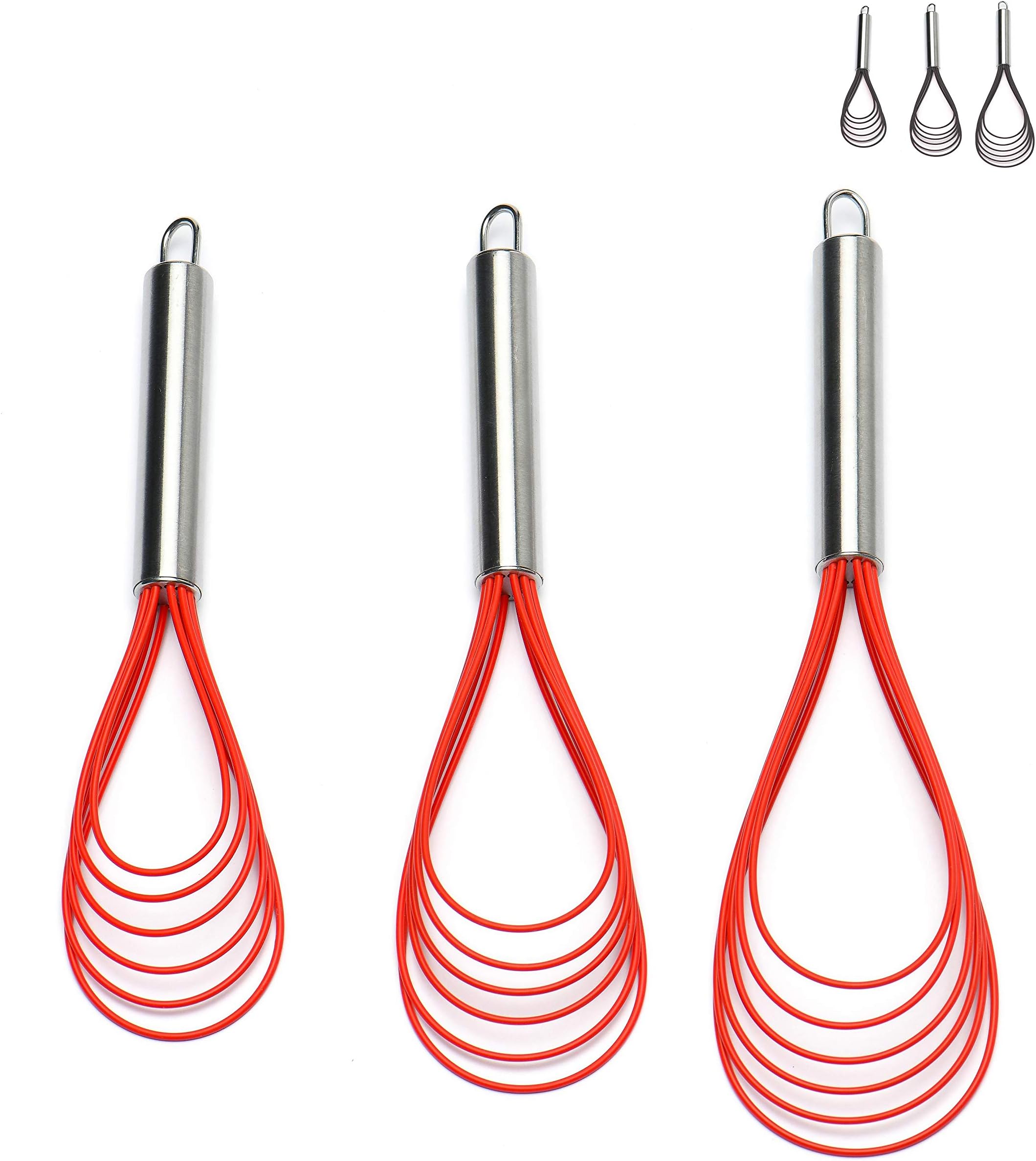 Amazon.com: A/A Nylon Flat Whisk Household Manual Whisk Mixing Spoon ...