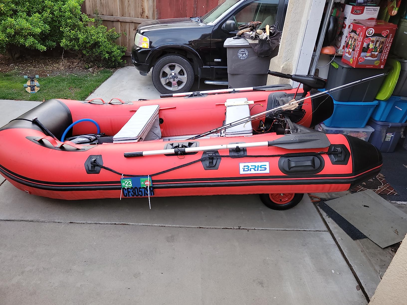 $82/mo - Finance BRIS 10ft Inflatable Boat Inflatable Rafting Fishing ...