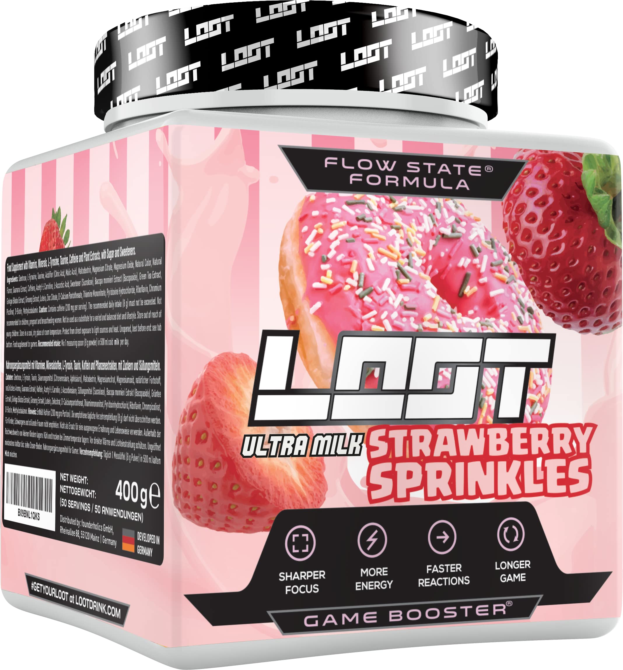 Buy NEW | LOOT® - Premium Milkshake Game Booster with Flow-State ...