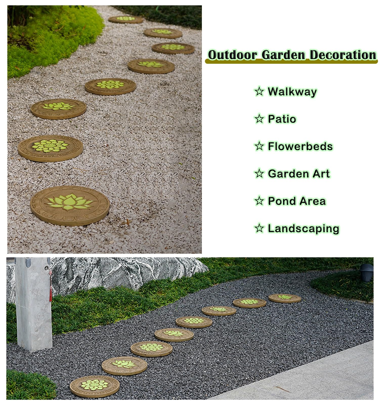Large Round Stepping Stones Natural Stone Steppers And Pavers