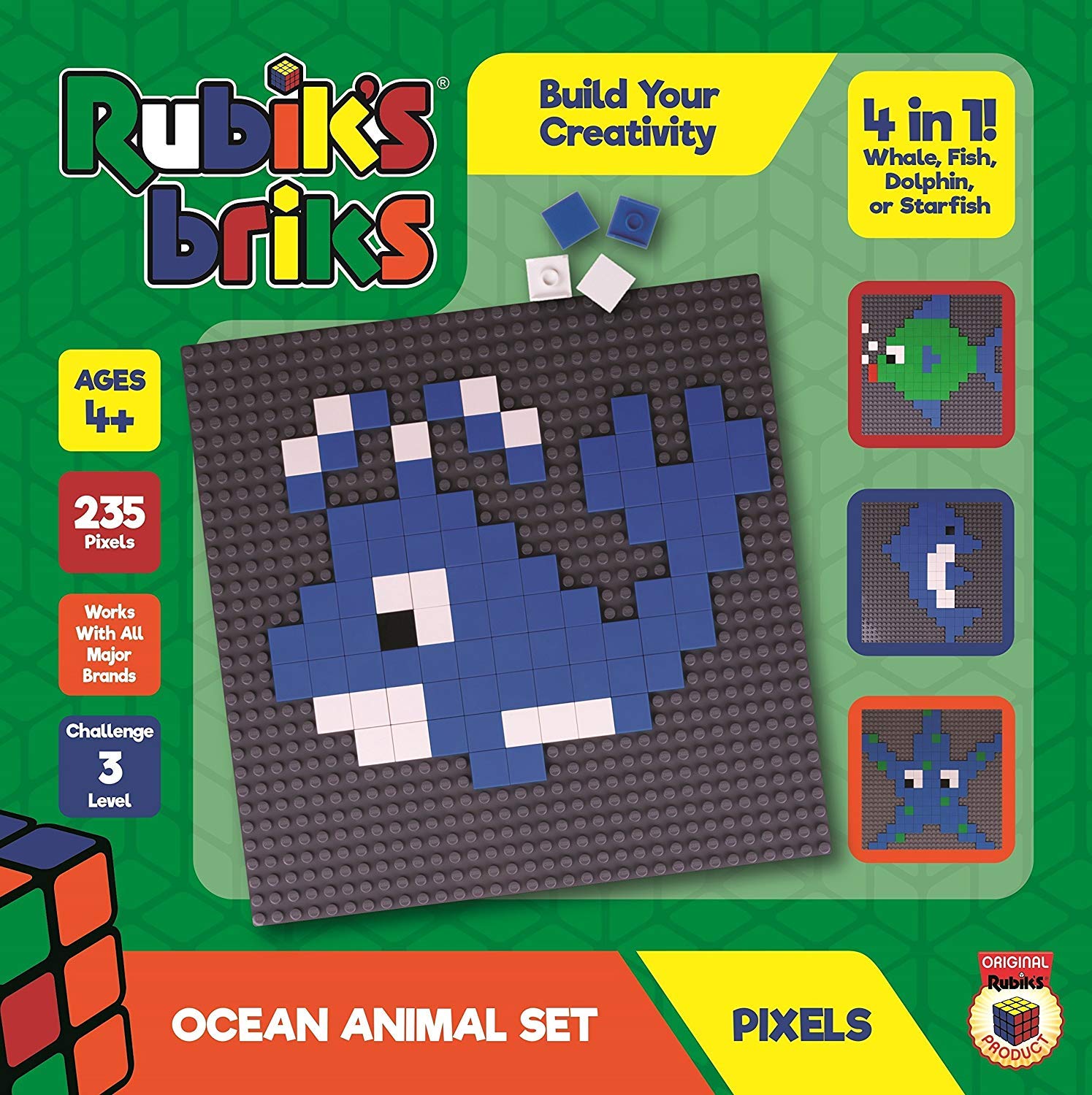 Strictly Briks Rubiks Briks 2x2 Ocean Pixel Set Stem Toys | Desertcart ...