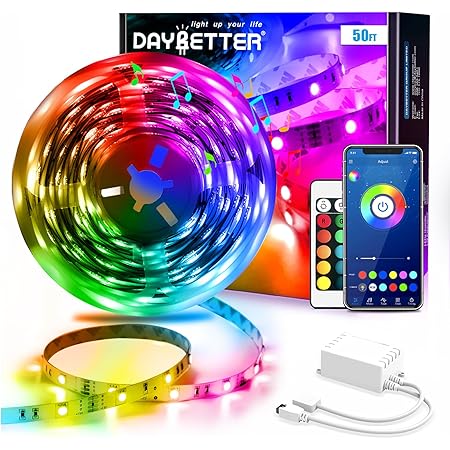 protium WiFi RGB Multicolor Light Strip, Smart Life app/Voice/Music ...