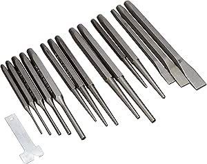 Neilsen CT0703-16pc Punch & Chisel Set with Chisels, Punches and Gauge ...
