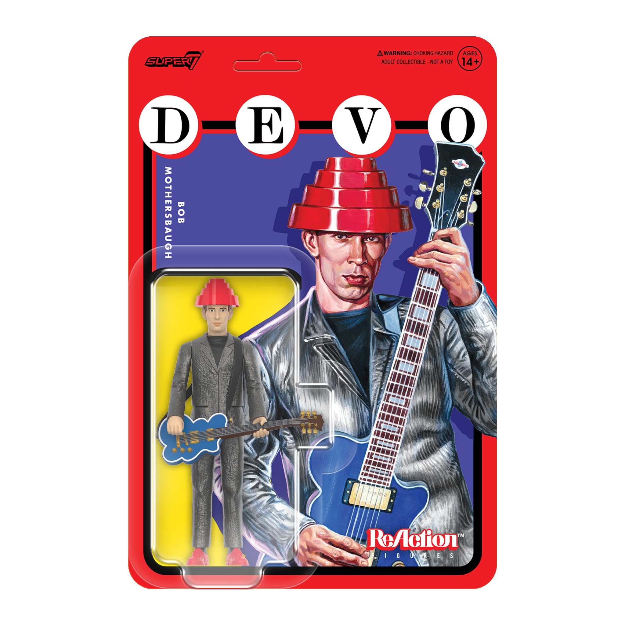 Amazon.com: Super7 Devo Bob Mothersbaugh (Girl U Want) - 3.75" Devo Action Figure with Accessory ...