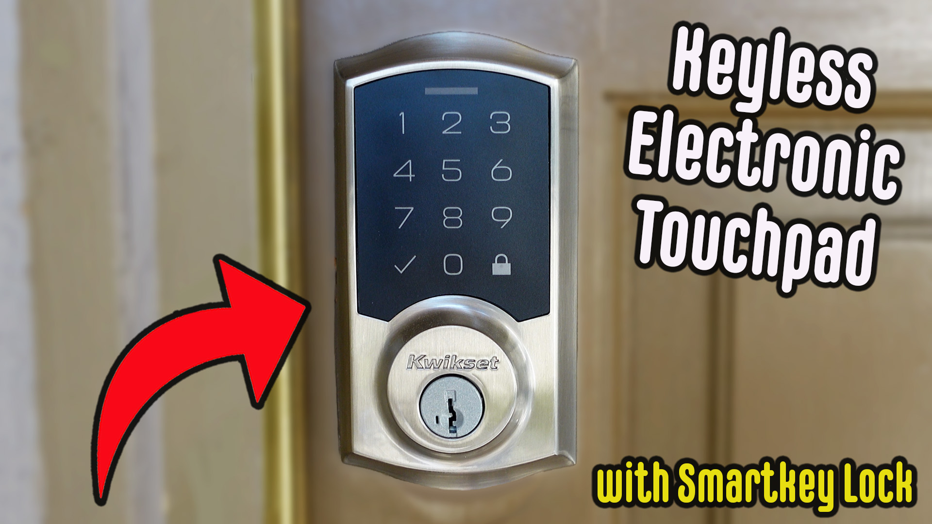 Watch Kwikset SmartCode 270 Keyless Electronic Touchpad Review on Amazon Live