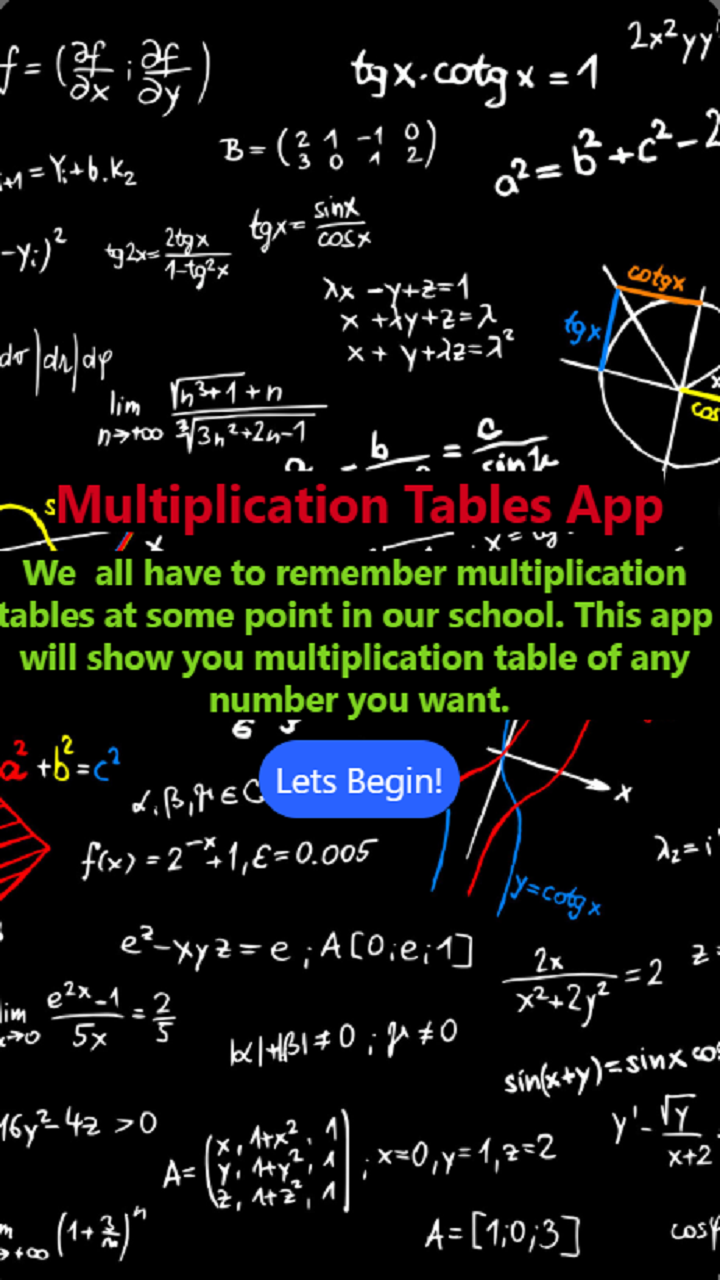 Multiplication Tables App by Jaden:Amazon.com:Appstore for Android