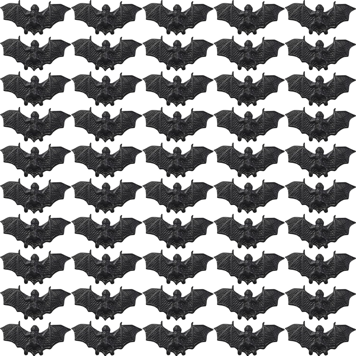 Amazon.com: YOOHUA 50PCS Black Bats Halloween Decoration Mini 3D Bat ...