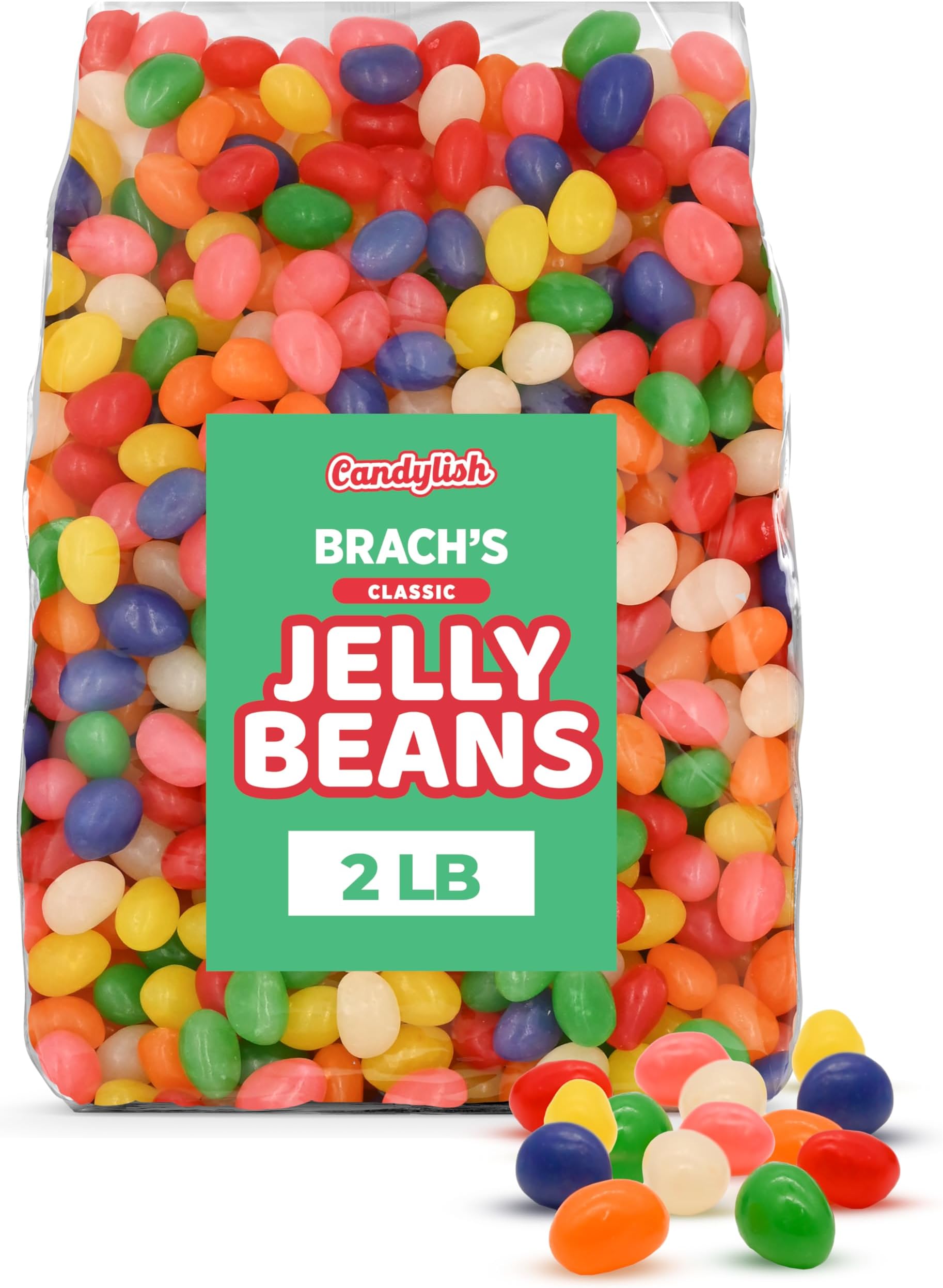 Amazon.com : Classic Jelly Beans – 2 LB Bulk Candy Bag – Assorted Fruit ...