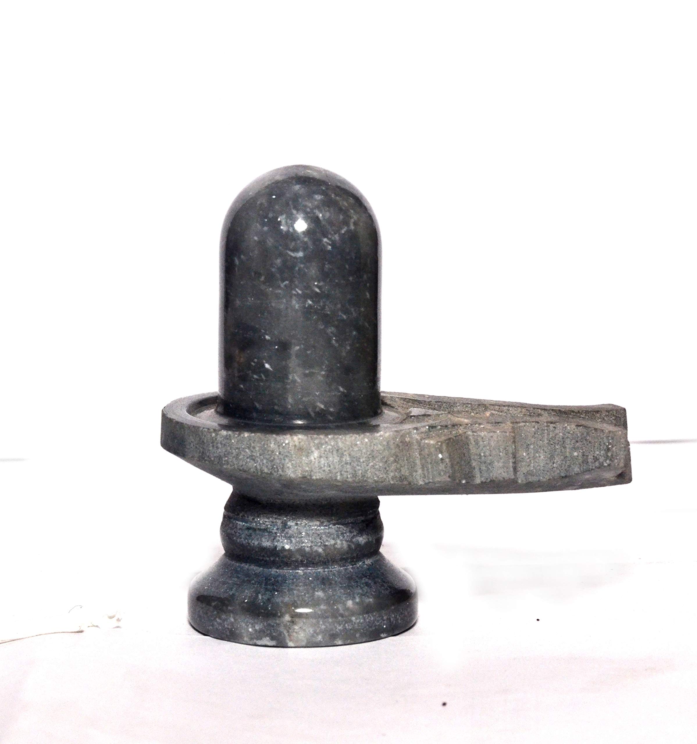 Buy Style Mania Two White Marble Shiva/Shiv/shivlinga for Pooja ...