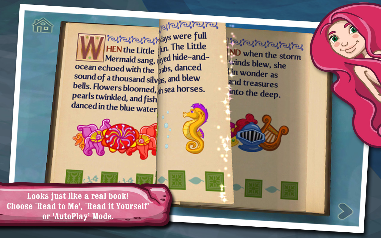 The Little Mermaid ~ 3D Interactive Pop-up Book - App on Amazon Appstore