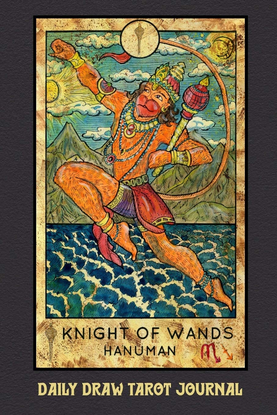 Daily Draw Tarot Journal, Knight of Wands Hanuman: One Card Draw Tarot ...