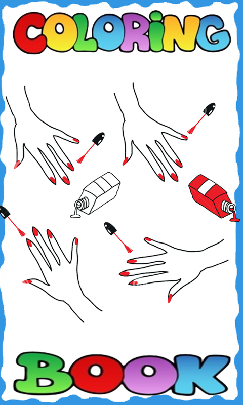 Nail Coloring Pages For Girls - App on Amazon Appstore
