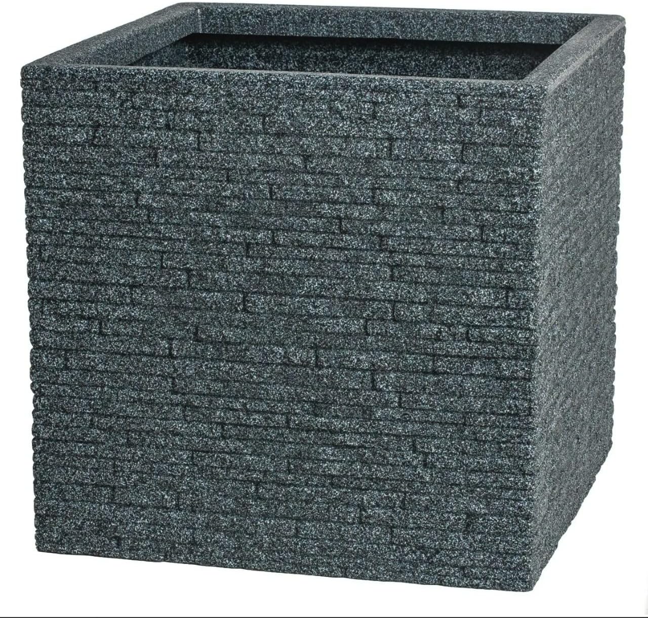 Stewart Square Planter, Lead Effect, 32 cm : Amazon.co.uk: Garden