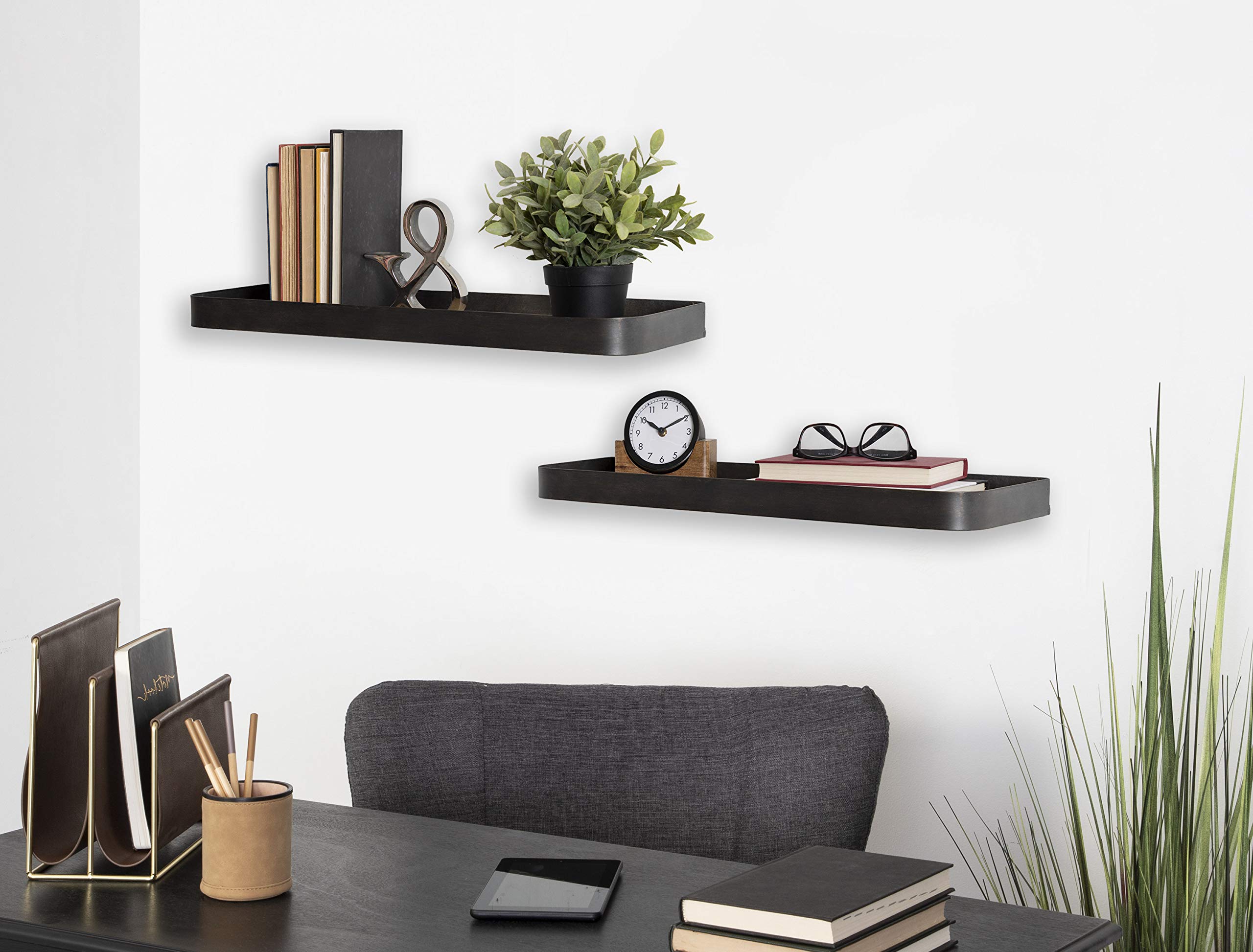 Kate And Laurel Zabel Farmhouse Wall Shelf 24 X 8 | Desertcart INDIA