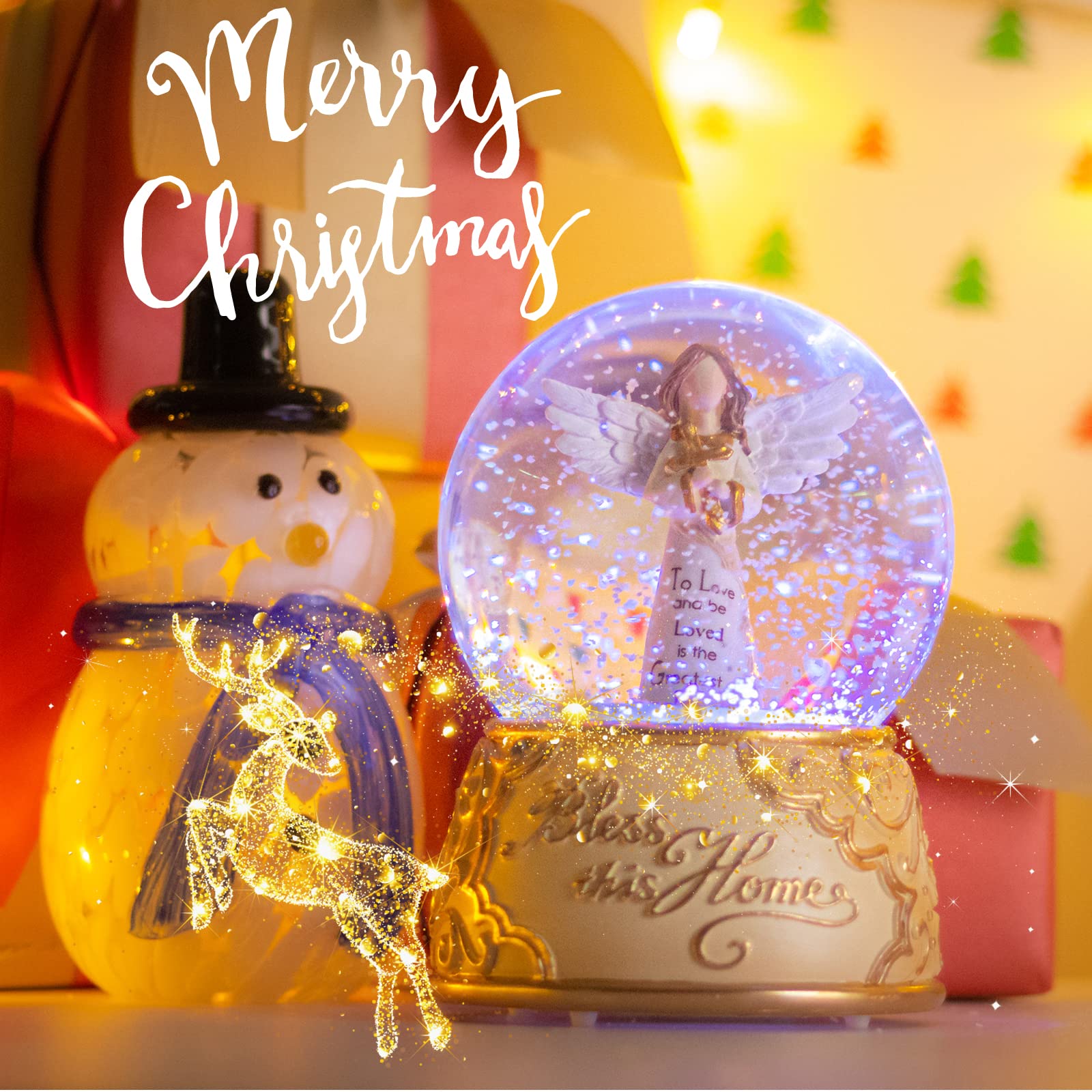 Angel Musical Water Globe Pavilion Gift Company Elements Musical Water