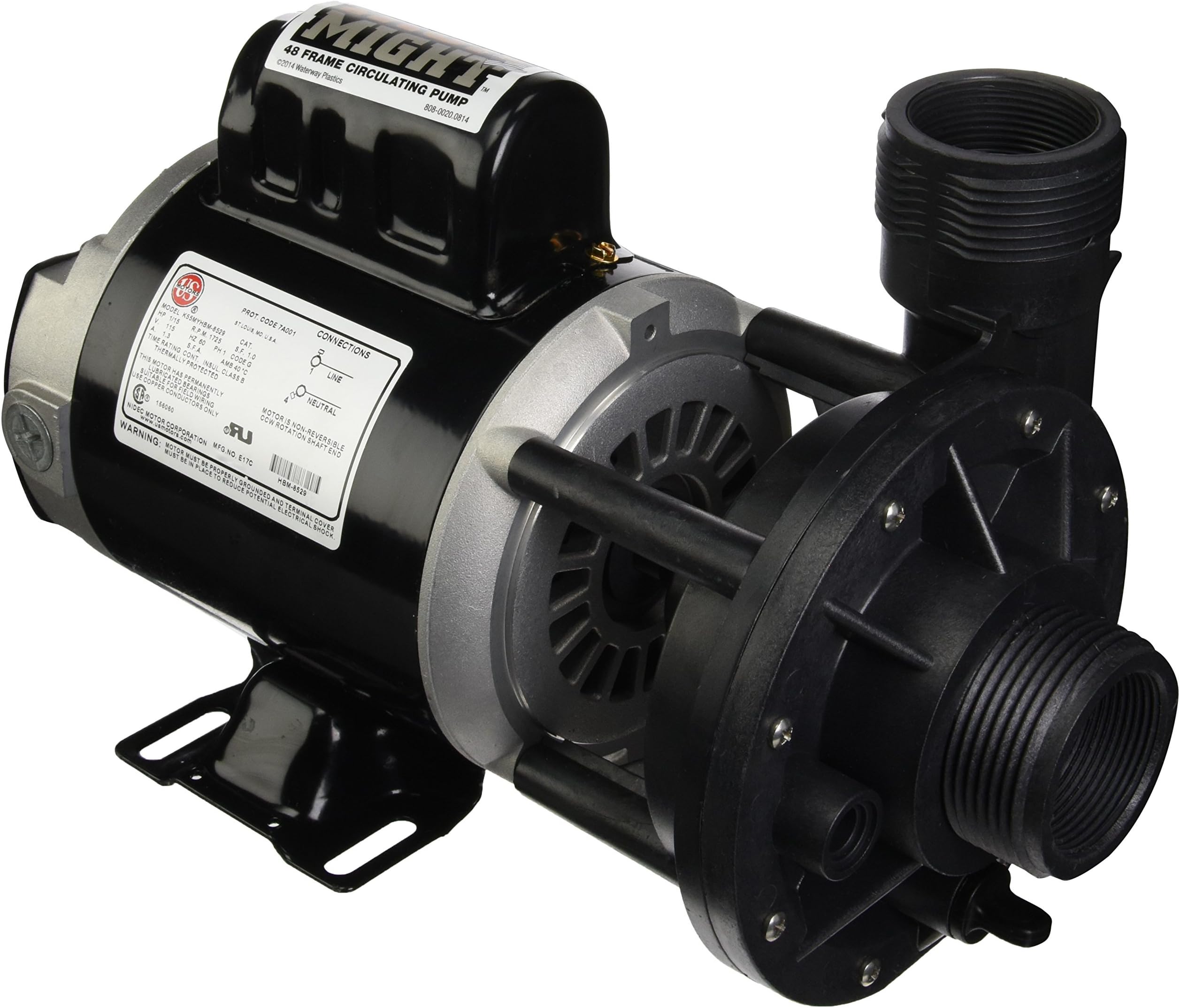 Amazon.com: AQUA PULSE 2,000 GPH Inline External Water Pump with ...