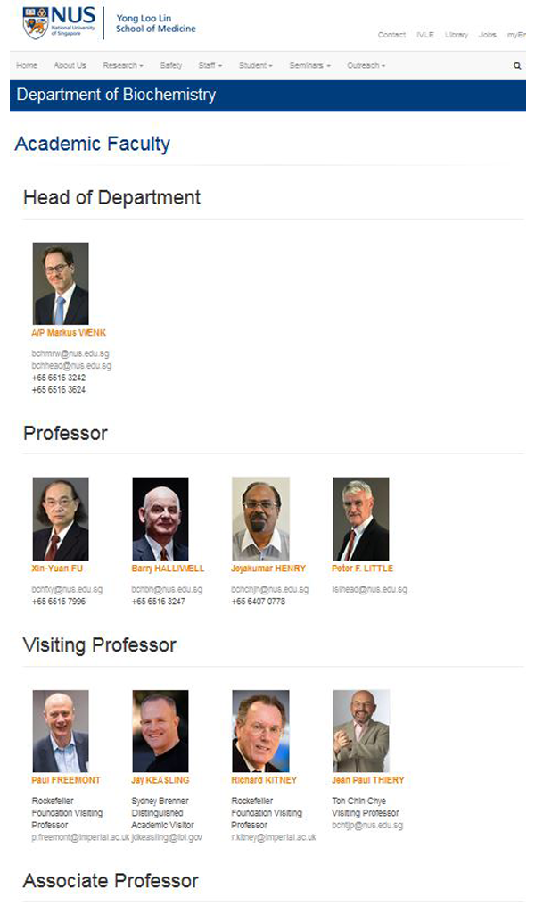 Department of Biochemistry, NUS Medicine - App on Amazon Appstore